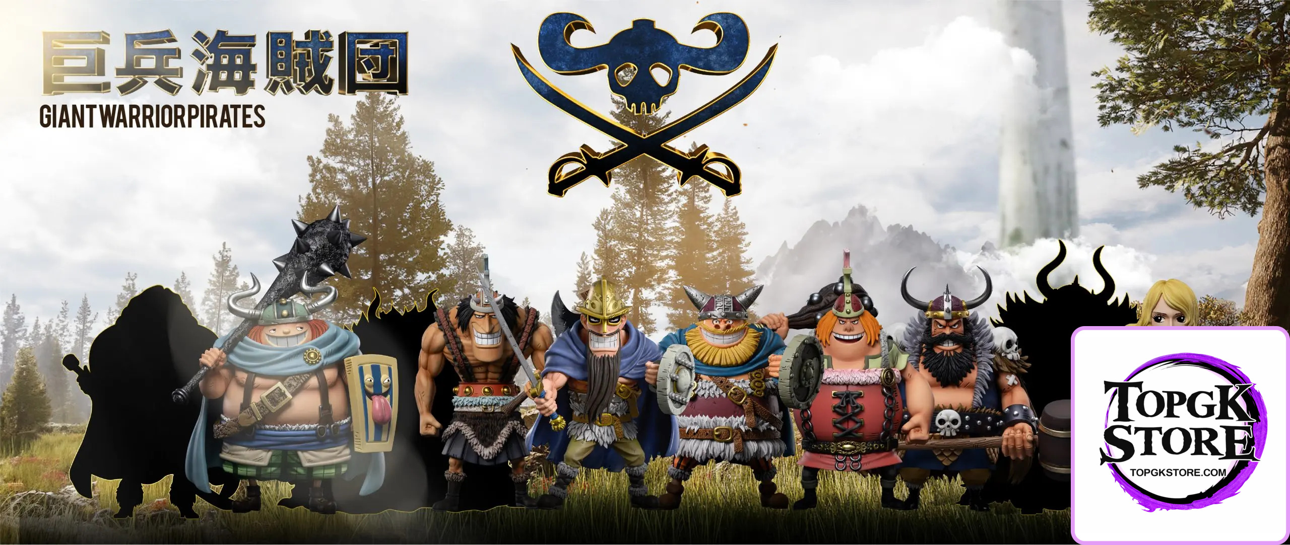 Yz Studio – One Piece Giant Warrior Pirates #7 Gerth - TopGKStore