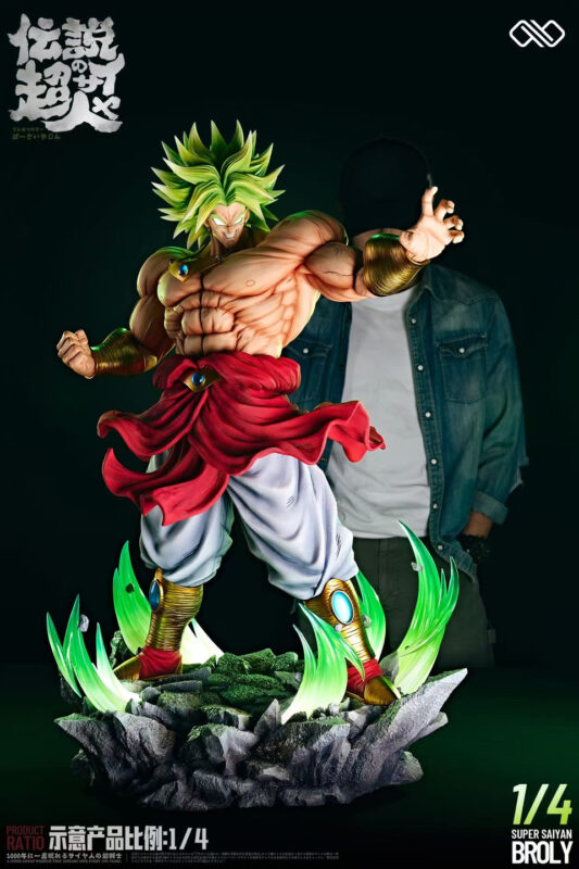 Infinite Studio Dragon Ball Broly 1/4 Scale EX LED Light-Up Statue ...