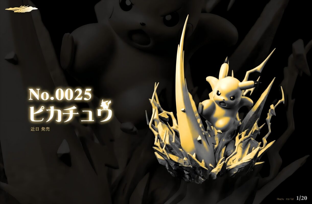Fertile Soil Studio - GK Statue 1/20 Iron Tail Pikachu Pokémon - TopGKStore